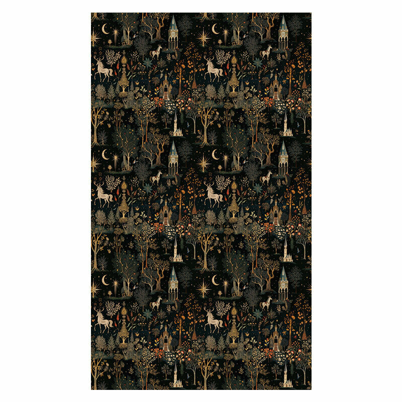 Обои «Темные грибы» Peel and Stick, темные ботанические обои , химерные , 50cm x 300cm