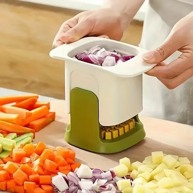 Овощерезка, терка, шинковка, нож для фигурной нарезки соломкой и кубиками картофеля фри, овощей и фруктов овощерезка терка шинковка нож для нарезки