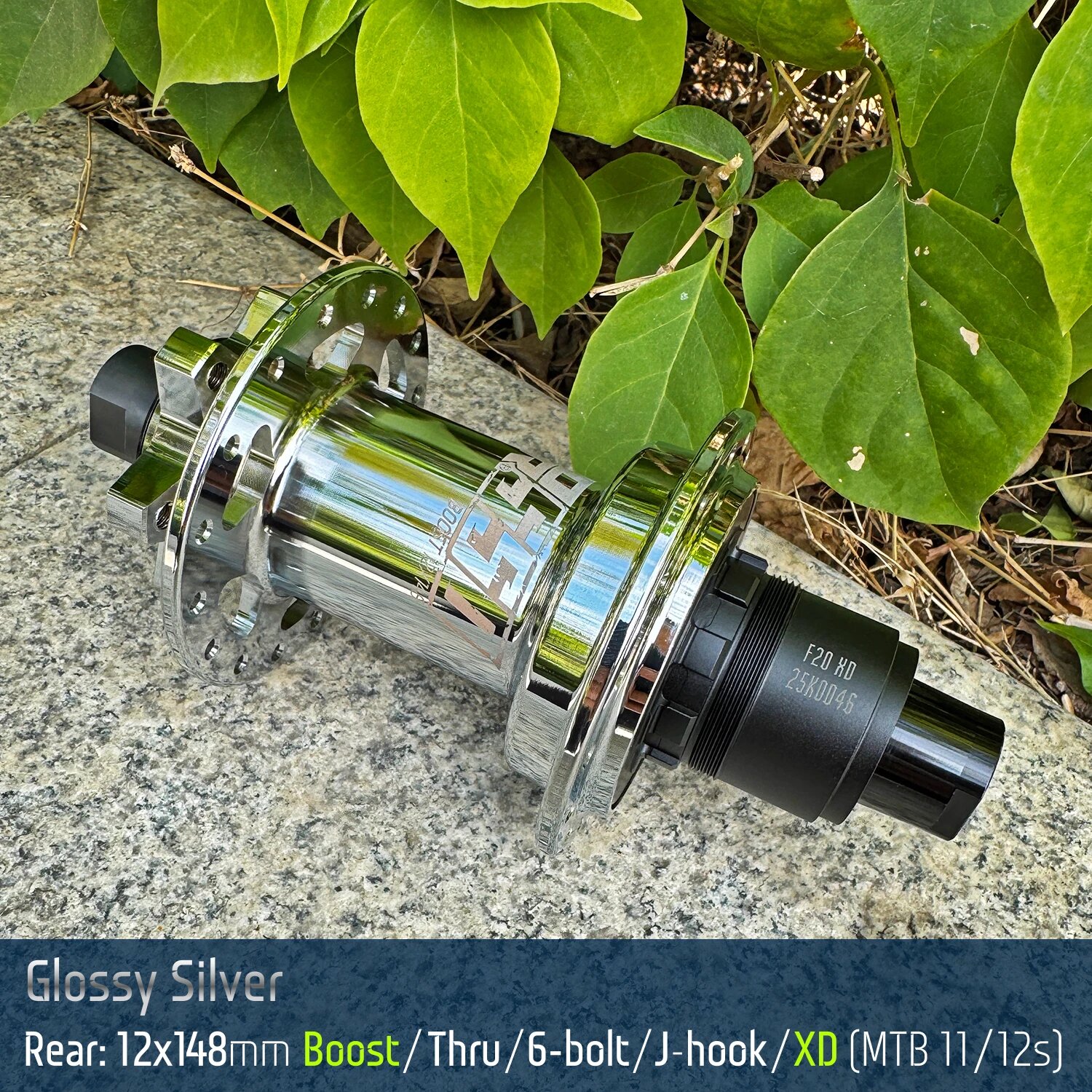 Koozer 550 Задняя ступица MTB 12x148 Boost XD Glossy Silver