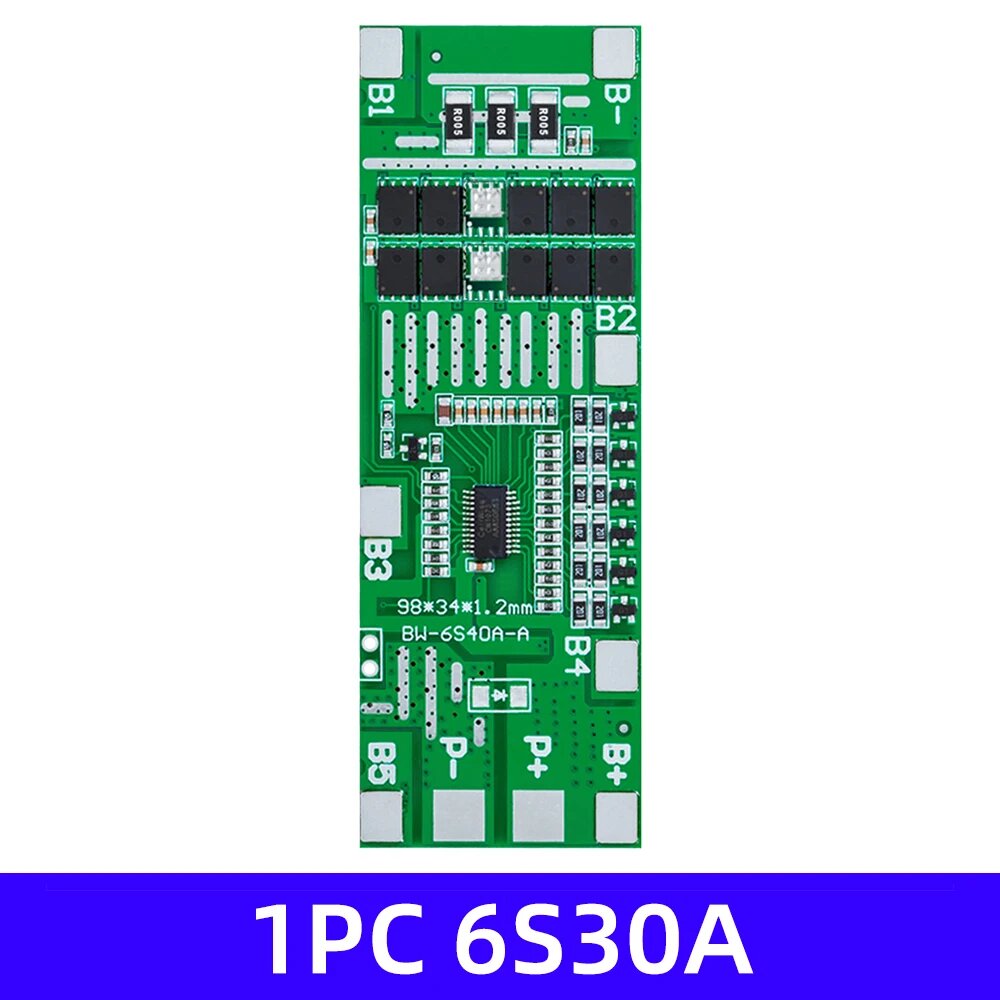 EGBO модуль BMS для скутера 1PC 6S30A
