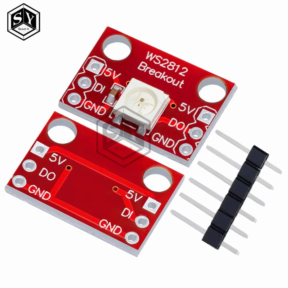 WS2812 RGB светодиодный модуль Baishundianzi 5pcs