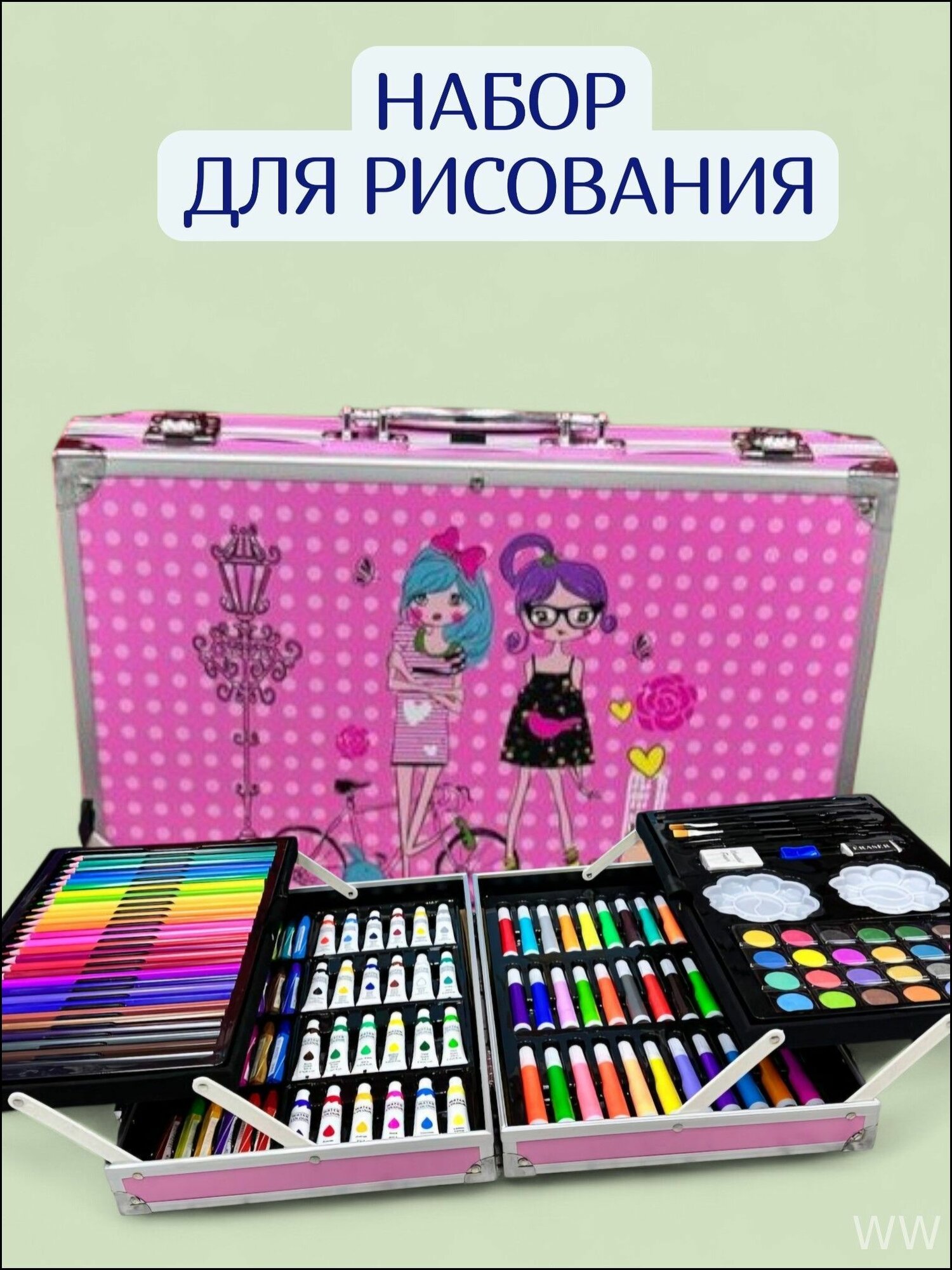 Набор для рисования, росписи рисование роспись