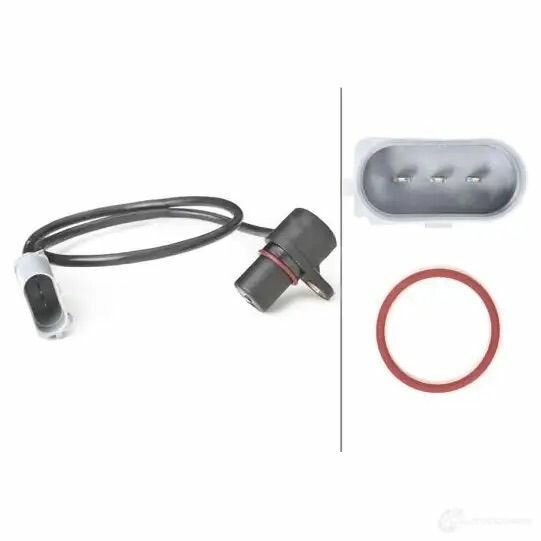 HELLA 6PU009146251 Датчик положения коленвала для AUDI A4 (02-), SKODA OCTAVIA (11-)