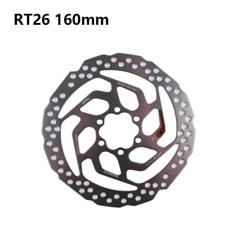 Дисковый тормозной ротор Shimano Alivio Deore RT56/RT26 160/180 мм 6 болтов RT26 160mm