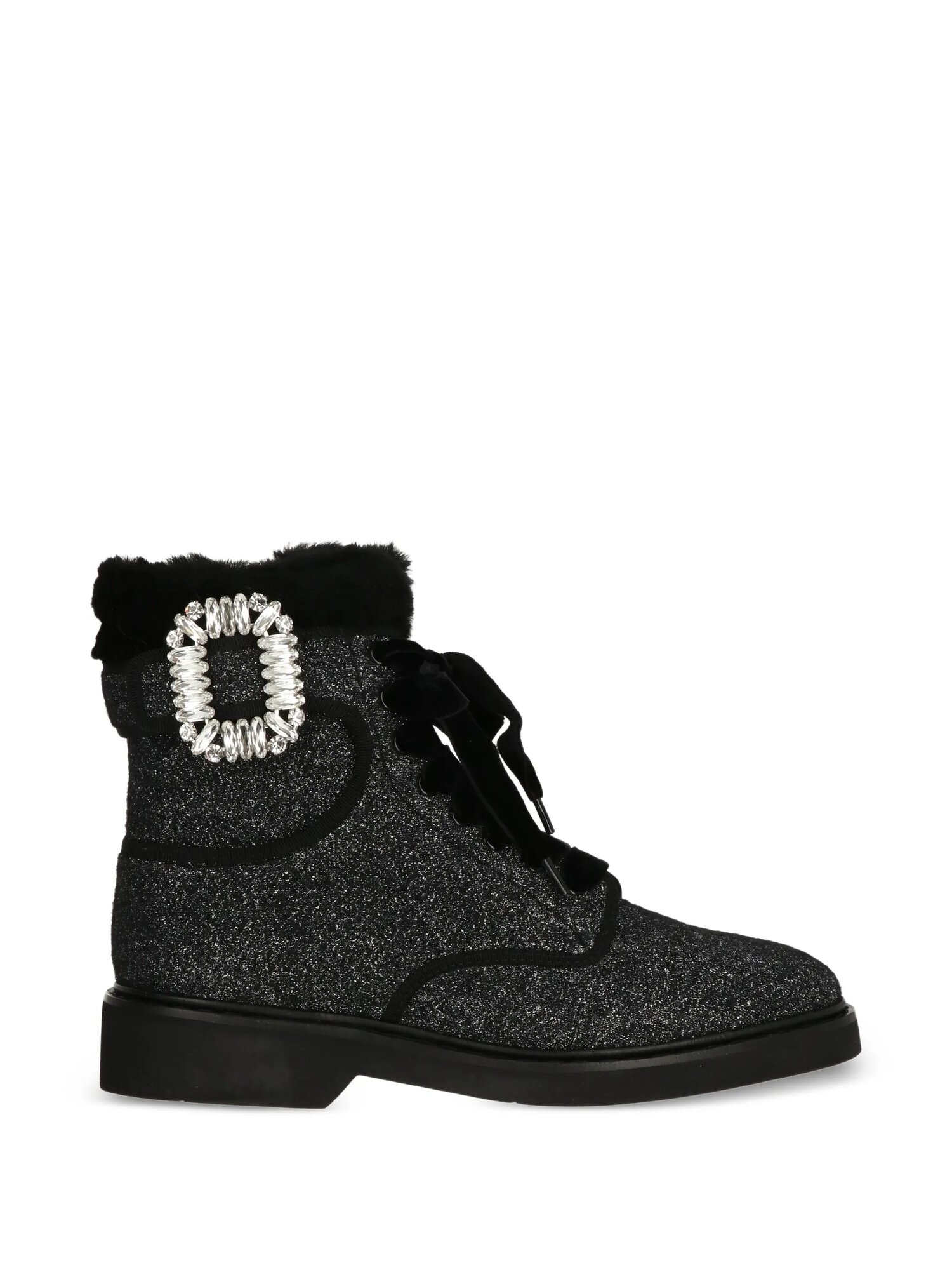 Ботинки Buckle ribbon leather boots