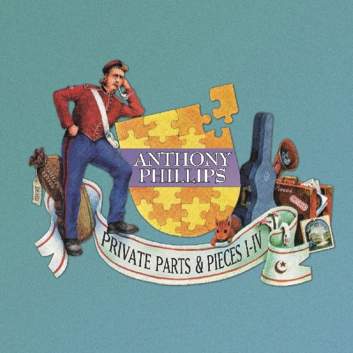 CD диск Anthony Phillips - Private Parts & Pieces I-IV (5CD) 2015, Papersleeves In Box