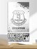 Постер на стену Everton - white gradient