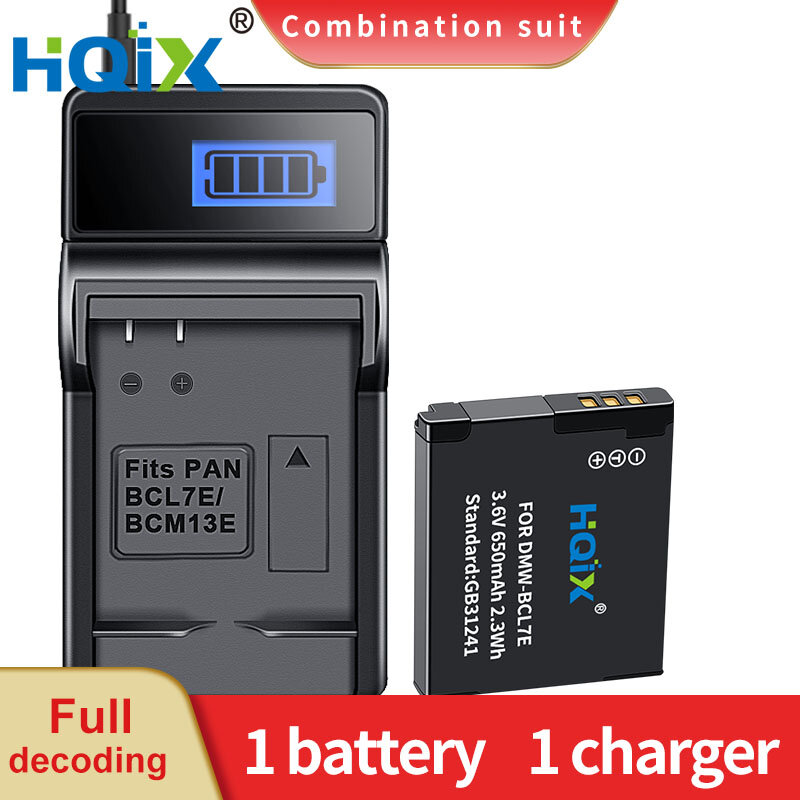 HQIX для Panasonic DMC-SZ3GK FH10 FS50 SZ9 XS1 F5 камера DMW-BCL7E зарядное устройство Аккумулятор