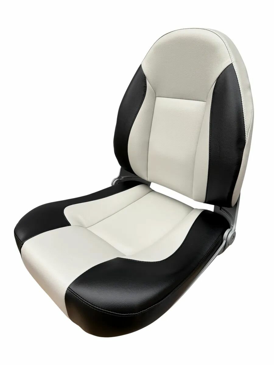 Сиденье CP48 COMFORT складное светло-серое с черным