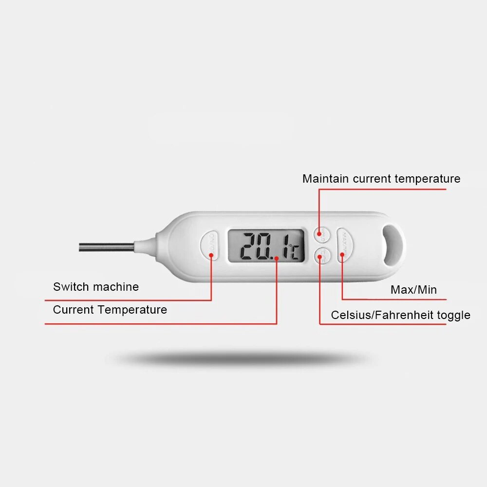 Aideepen Thermometer Silver — фото 1