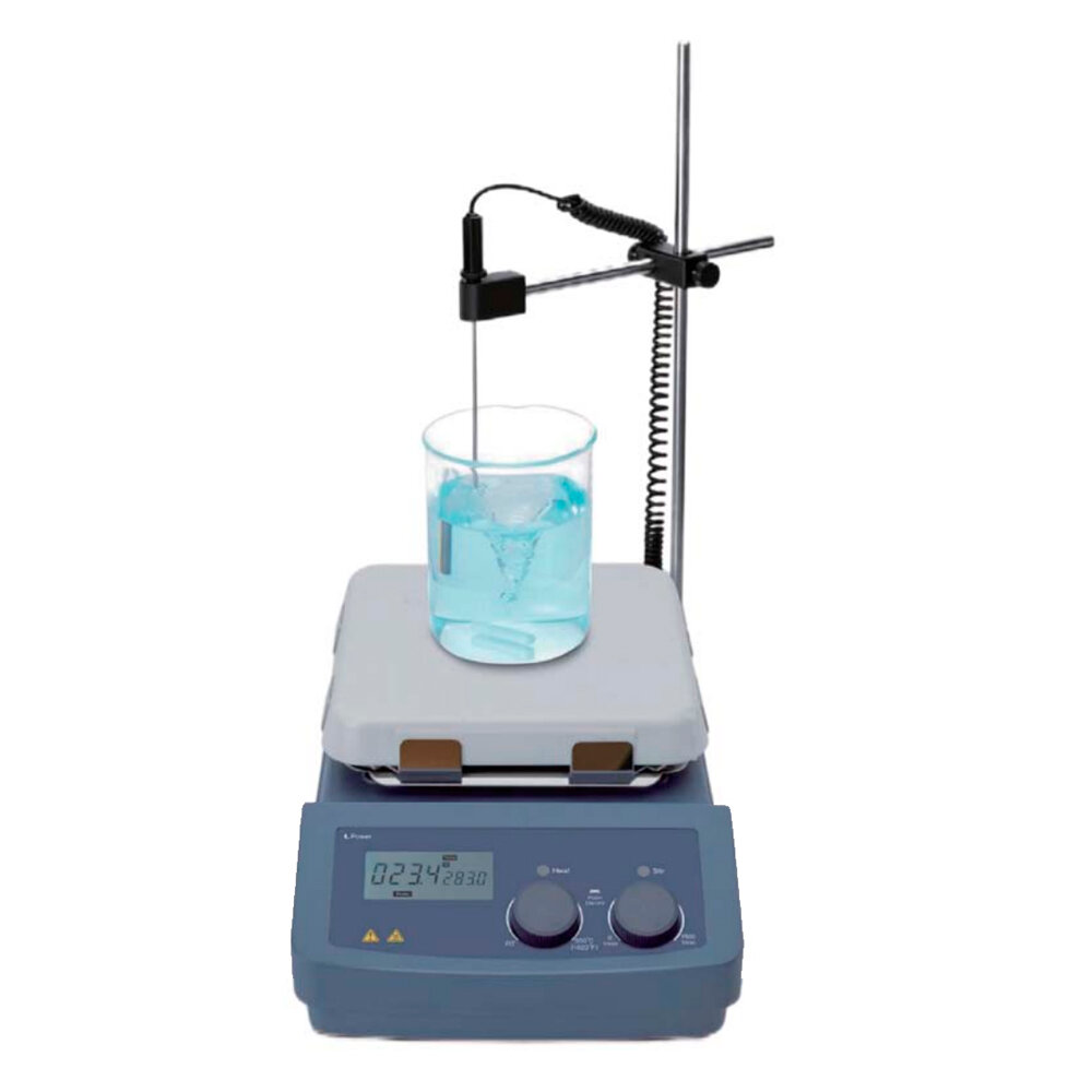 DLAB MS10-HP500-PRO Магнитная мешалка до 30 л, 100-1500 об/мин, с нагревом до 540С, SD Card MS10-HP500-PRO
