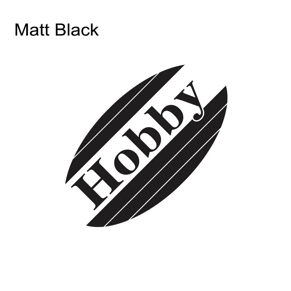 Наклейка на авто "Hobby" Matt Black