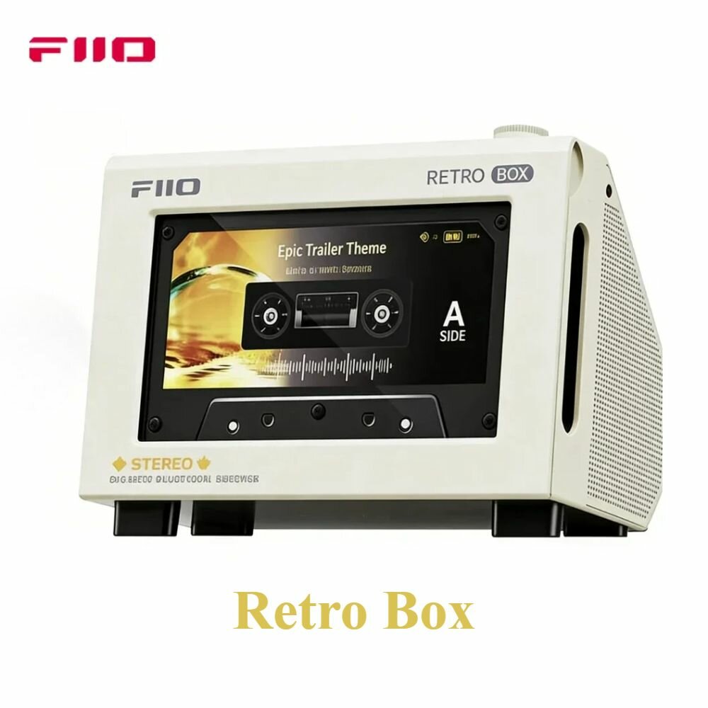 FiiO Retro Box Настольный беспроводной динамик Bluetooth M33 M21 JM21 проигрыватель без потерь