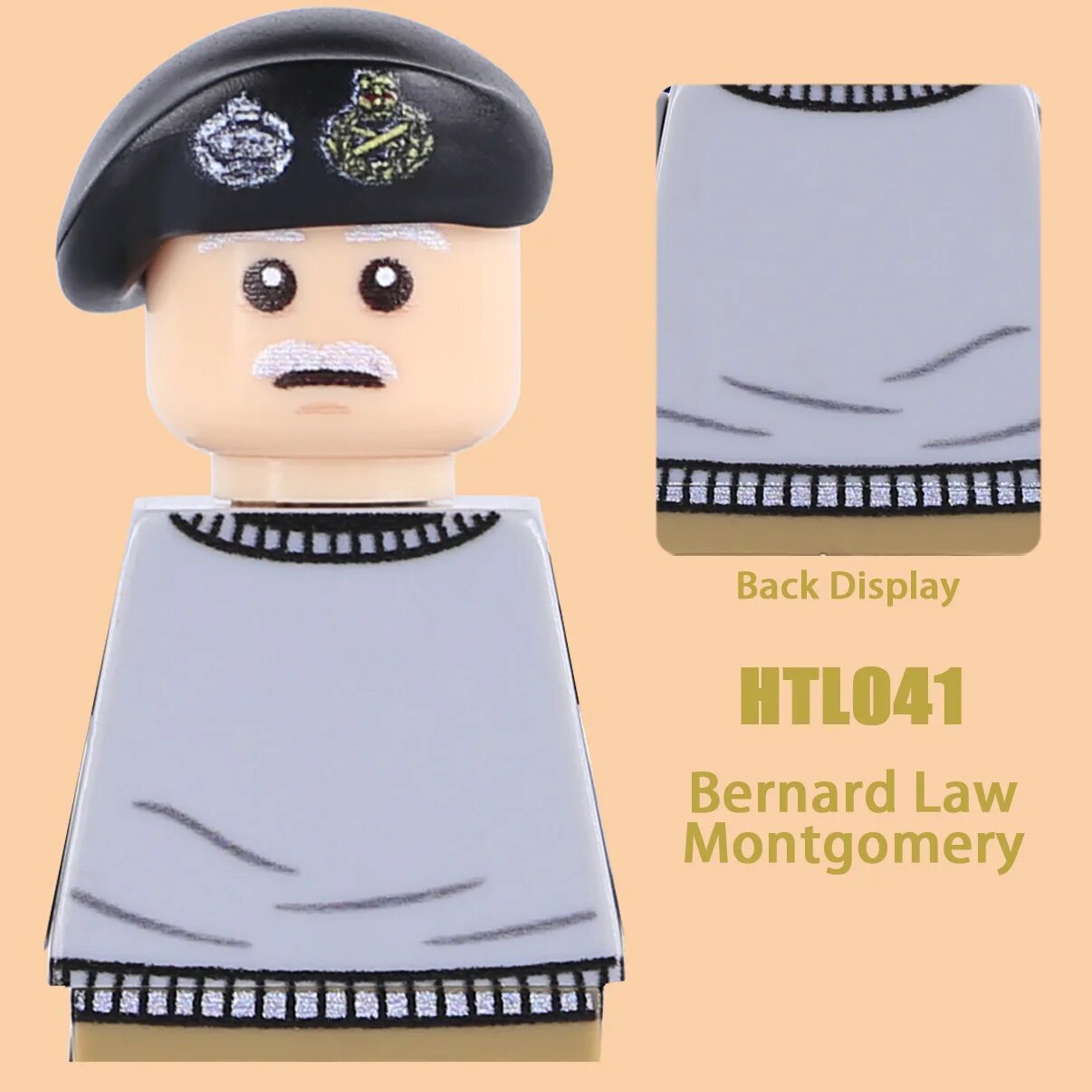 Лего фигурка Bernard Law Montgomery, B34-32-2