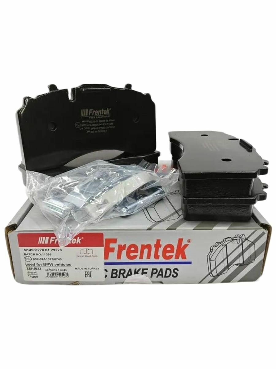 WVA 29228 Колодки BPW TSB4309 тормозные дисковые , арт. M149/D228.01 Frentek