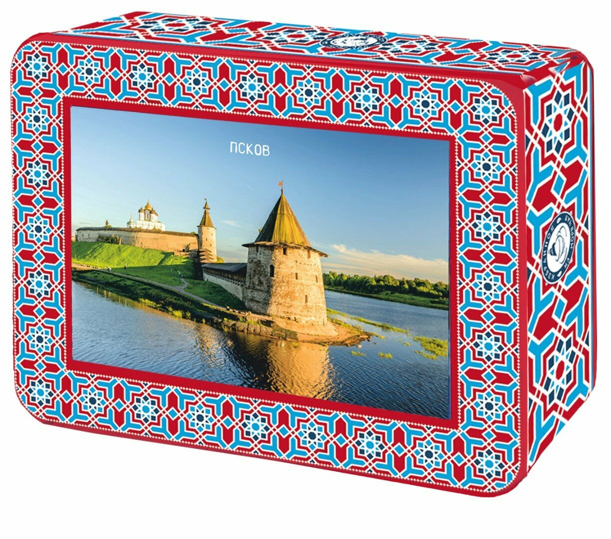 Чай чёрный в шкатулке - Псков (серия Города России), жесть, 50 гр.