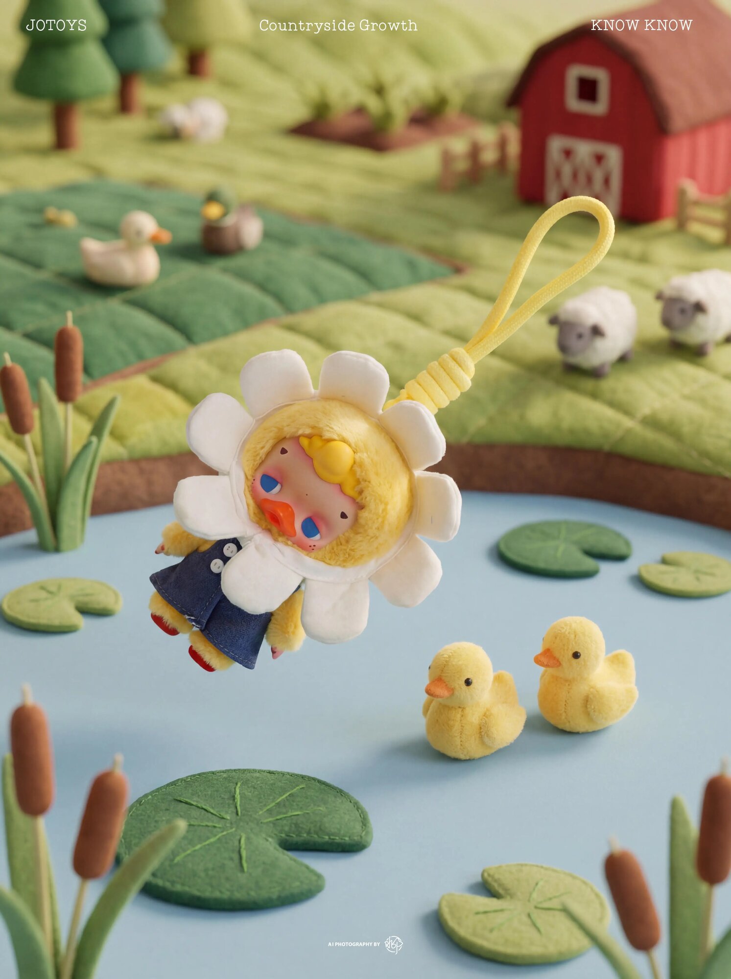 Кукла Know Know Gardener Duck, 15 см