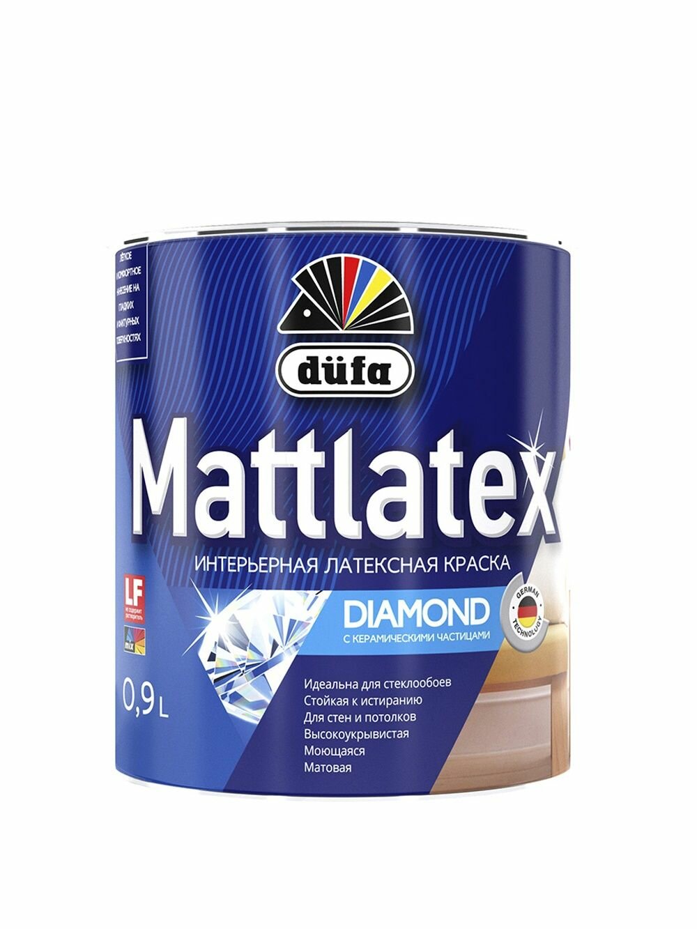 Дюфа Д100 Mattlatex (0,9л)мат.