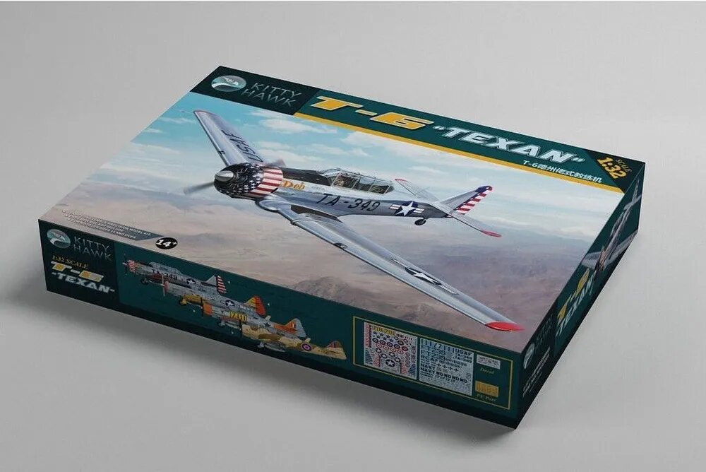 Kitty Hawk 32001 1/32 T-6 Техасский Новинка самолета