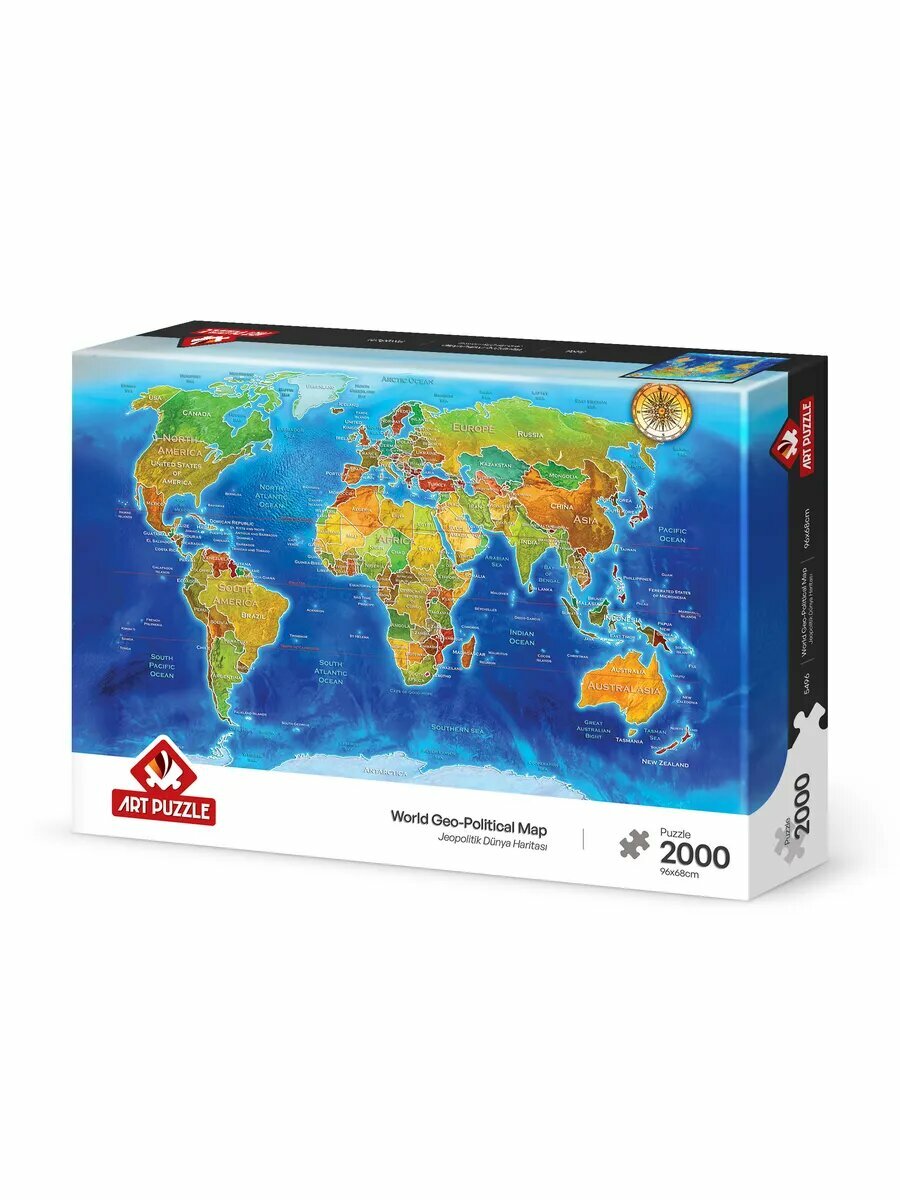 ART PUZZLE Геополитическая карта мира 2000 дет.