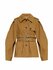 Пальто GANNI Double-belted pleated-sleeve coat, размер 42