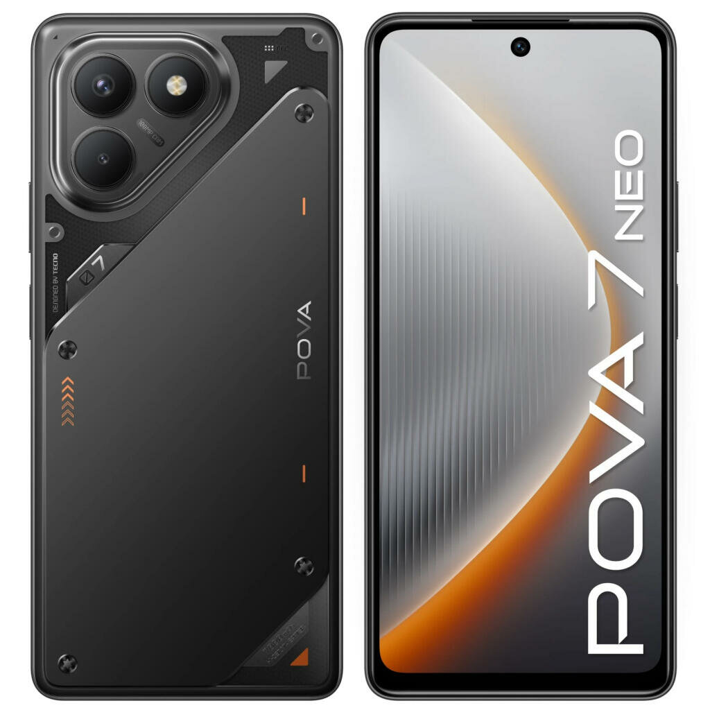 Смартфон TECNO POVA 7 Neo, 8/128Gb, Geek Black (Индустриальный черный)
