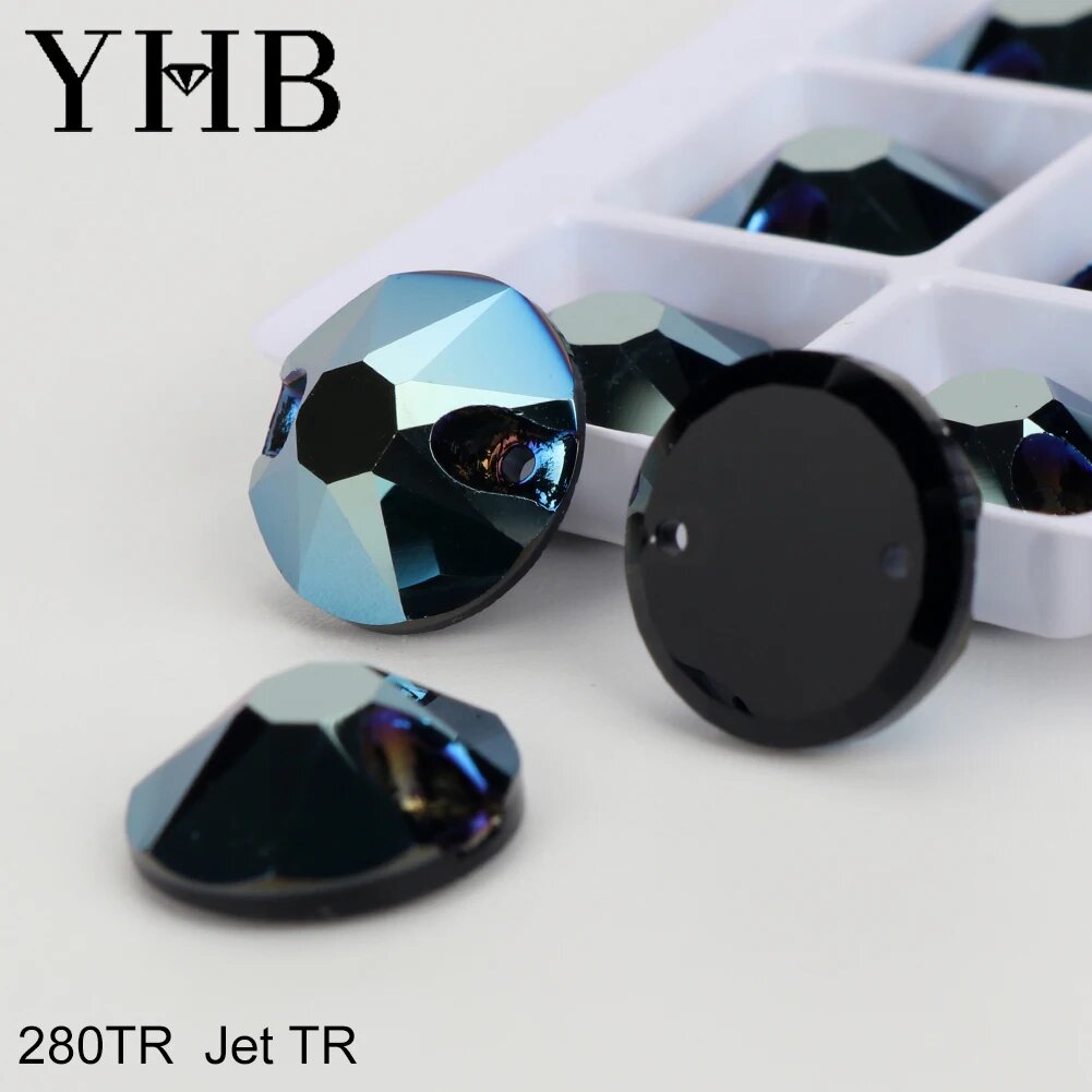 Стразы YHB 280TR Jet TR стеклянные
