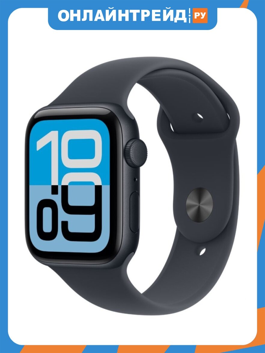 Смарт-часы Apple Watch SE 3 GPS 40mm Midnight Aluminium Case with Midnight Sport Band - S/M MEH94RK/A Полуночный черный