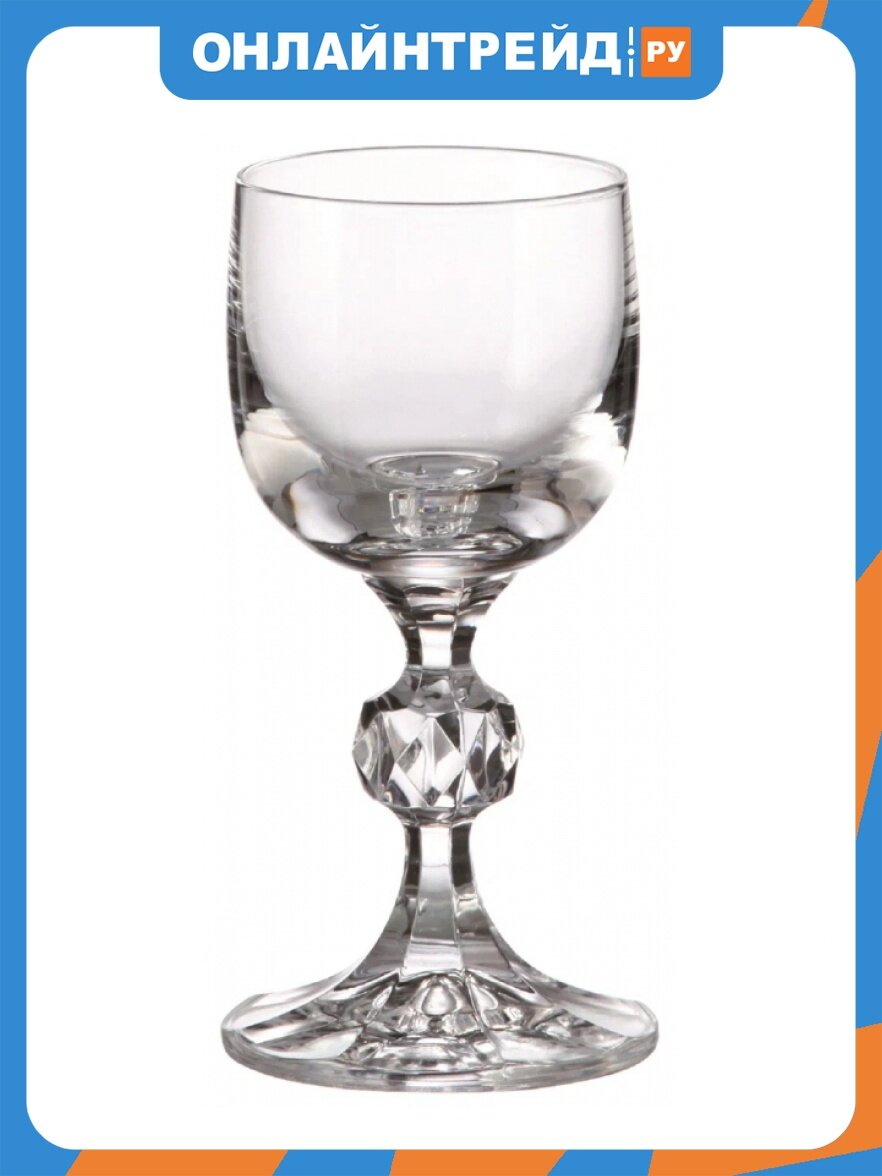 Набор рюмок для водки, ликера Crystal Bohemia "STERNA", 50 мл (набор 6 шт.)