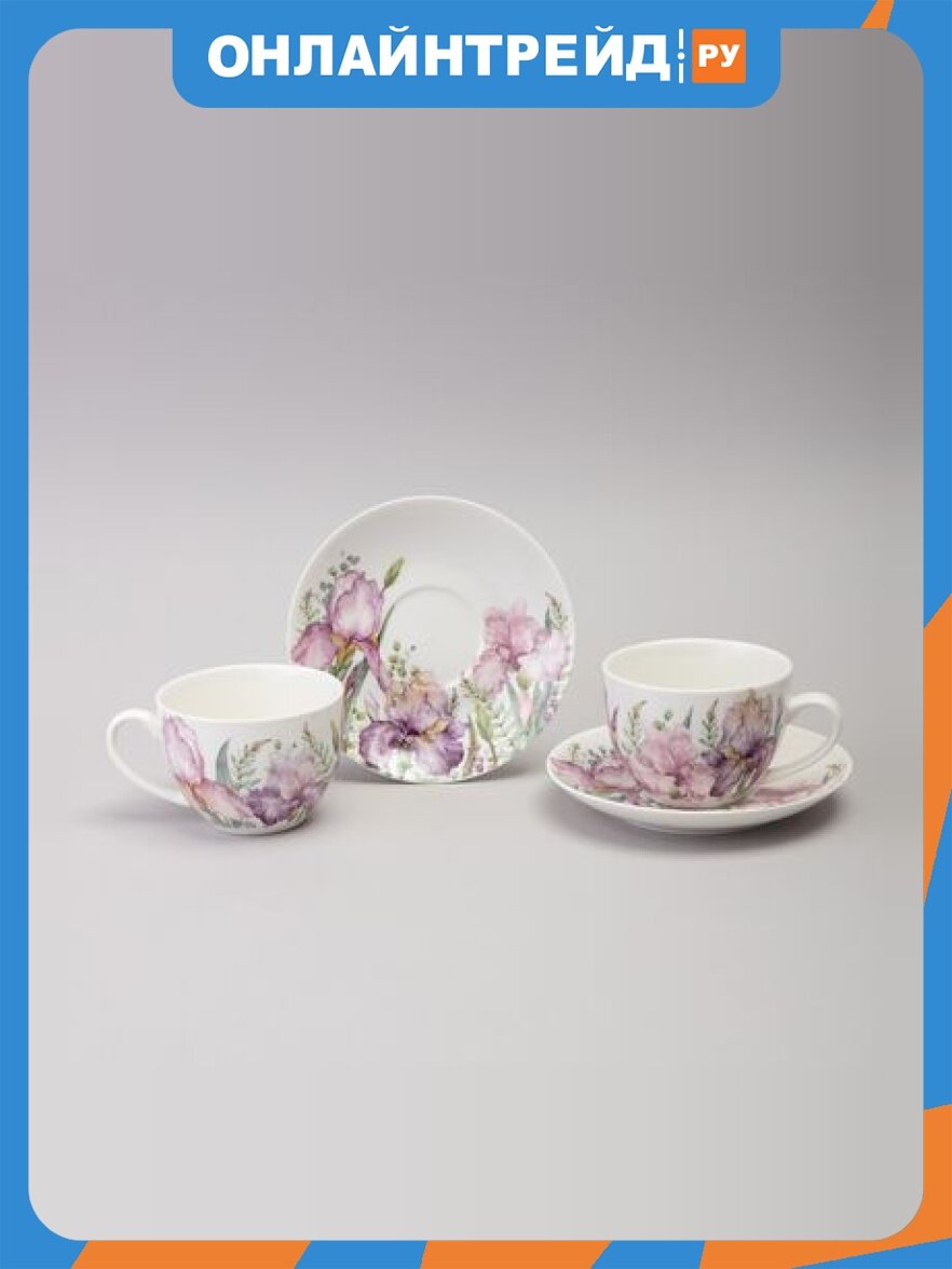 Чайный набор Lefard "irises" на 2 пер. 4 пр. 275 мл (425-149)
