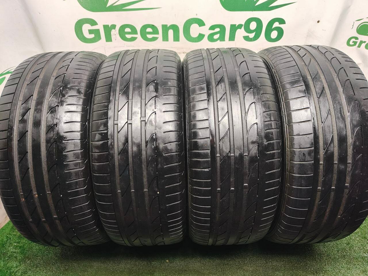 Комплект (4 шт) летних БУ шин Bridgestone Potenza S001 235/50 R18 38% износ NJW908483