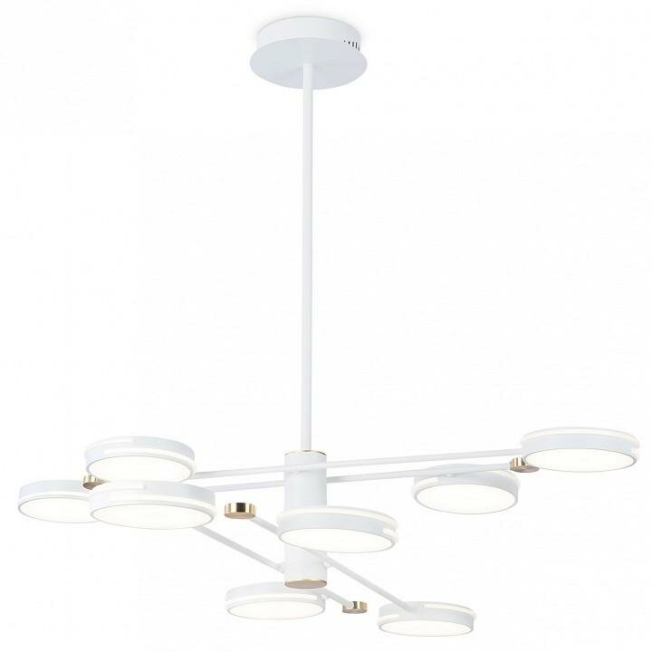 Люстра на штанге Ambrella Light FL FL51642 цвет плафона подвески Белый, цвет арматуры Белый, Золото