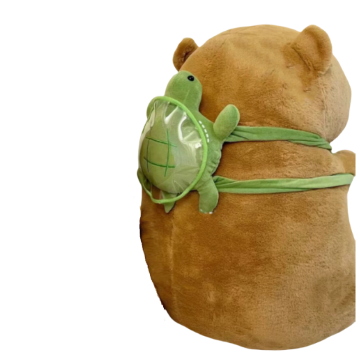 Плюшевая кукла унисекс YANGWAWAHEXIAOXIONGTIAOWU Капибара Fat Water Rat [Backpack Style] 25CM
