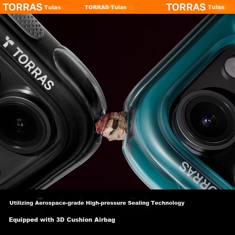 TORRAS Q3Air Pivot магнитный стенд чехол для iPhone 16 Pro Max - ультра-прочная амортизирующая защита Версия：Apple 16