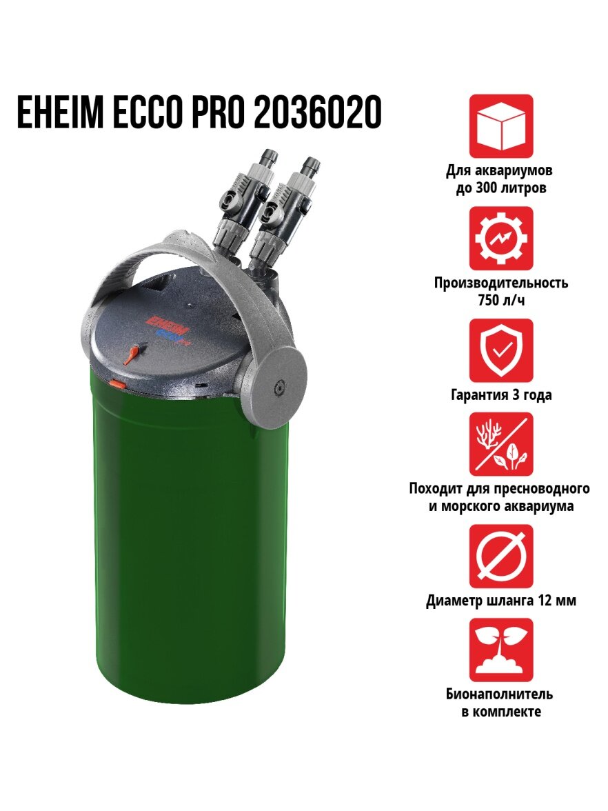 Внешний фильтр Eheim ECCO PRO 2036020 (до 300л)