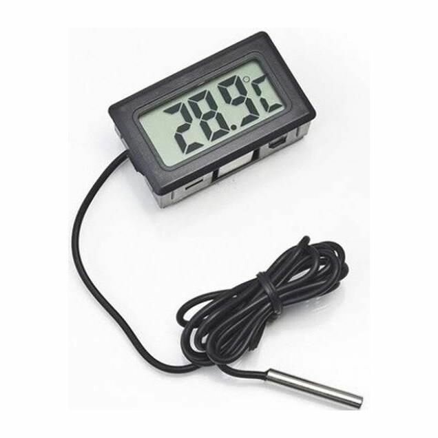 Термометр TPM-10 цифровой на батарейках 2хLR44 (2х1.5v) (в рамке) с выносным датчиком