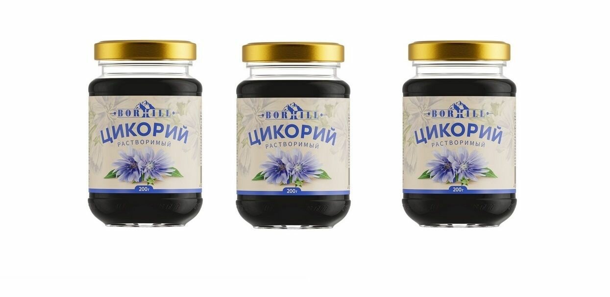 Borhill Цикорий, жидкий экстракт, 200г,3 шт