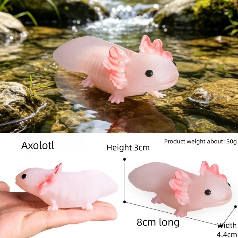 Фигурка аксолотля Oenux Розовый, Axolotl