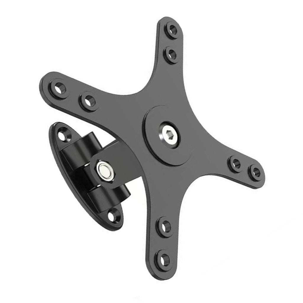 Настенный кронштейн для монитора, VESA 100x100мм, винт 1/4", Черный