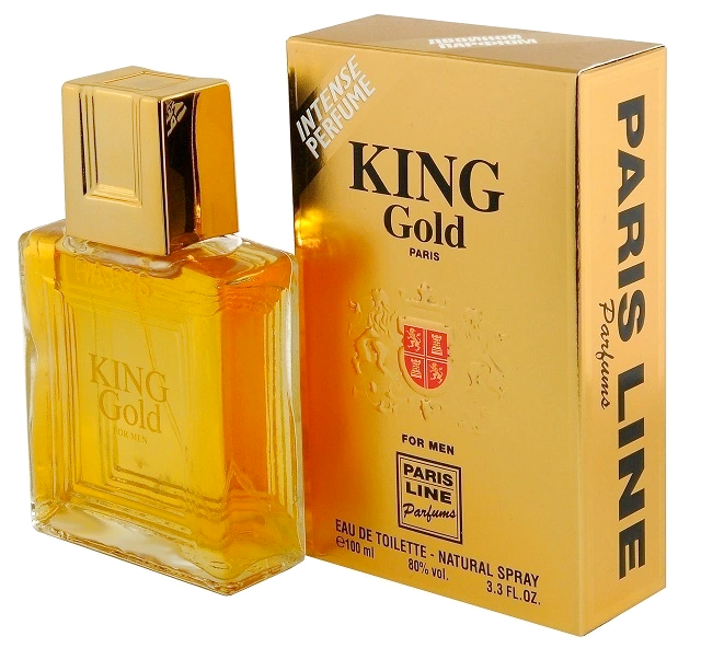 Paris Line Parfums King Gold мужские духи 100 мл / Пари Лайн Кинг Голд
