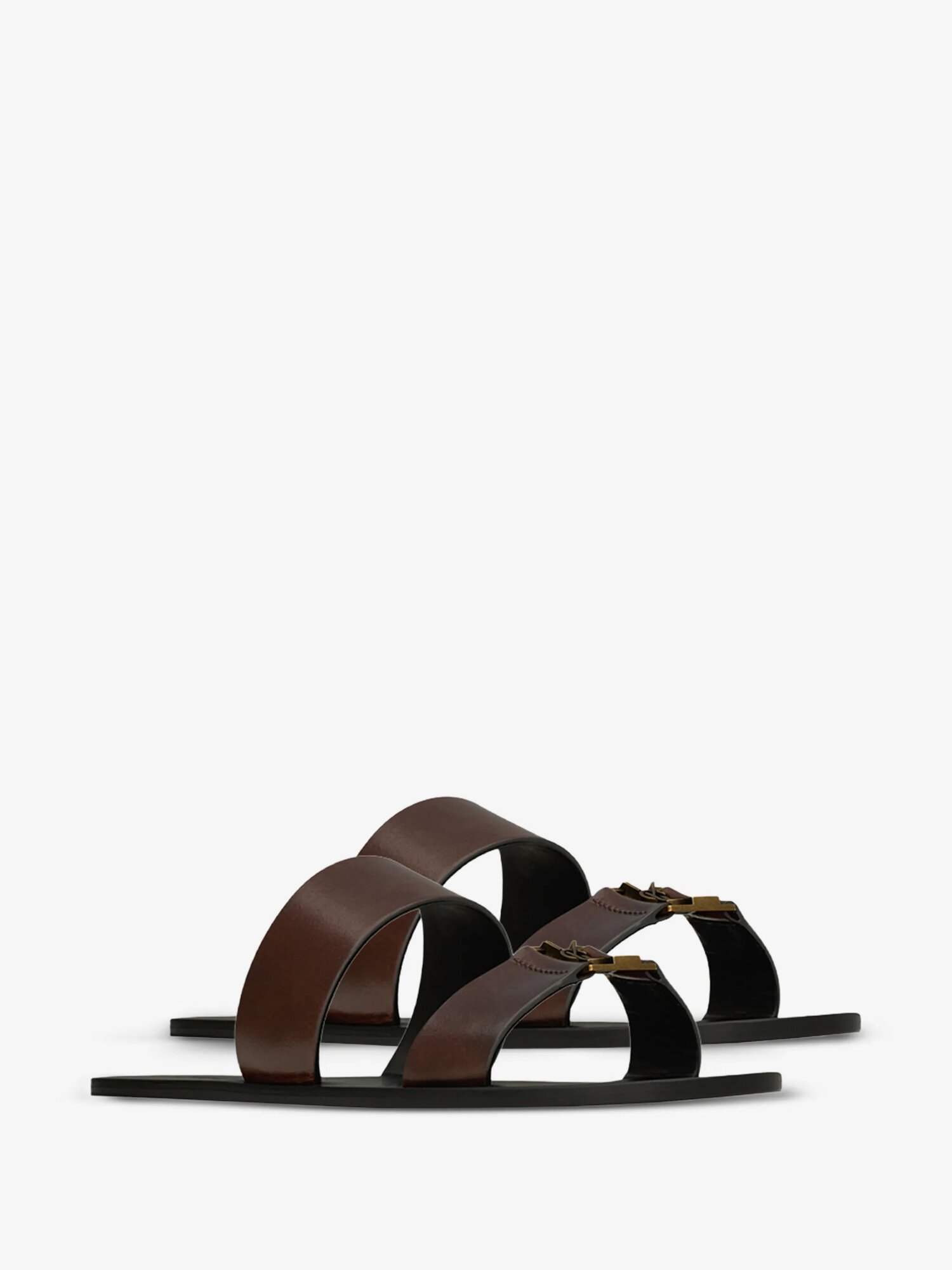 Босоножки Yves Saint Laurent Saint Laurent Sandals Brown, размер 39 — фото 1