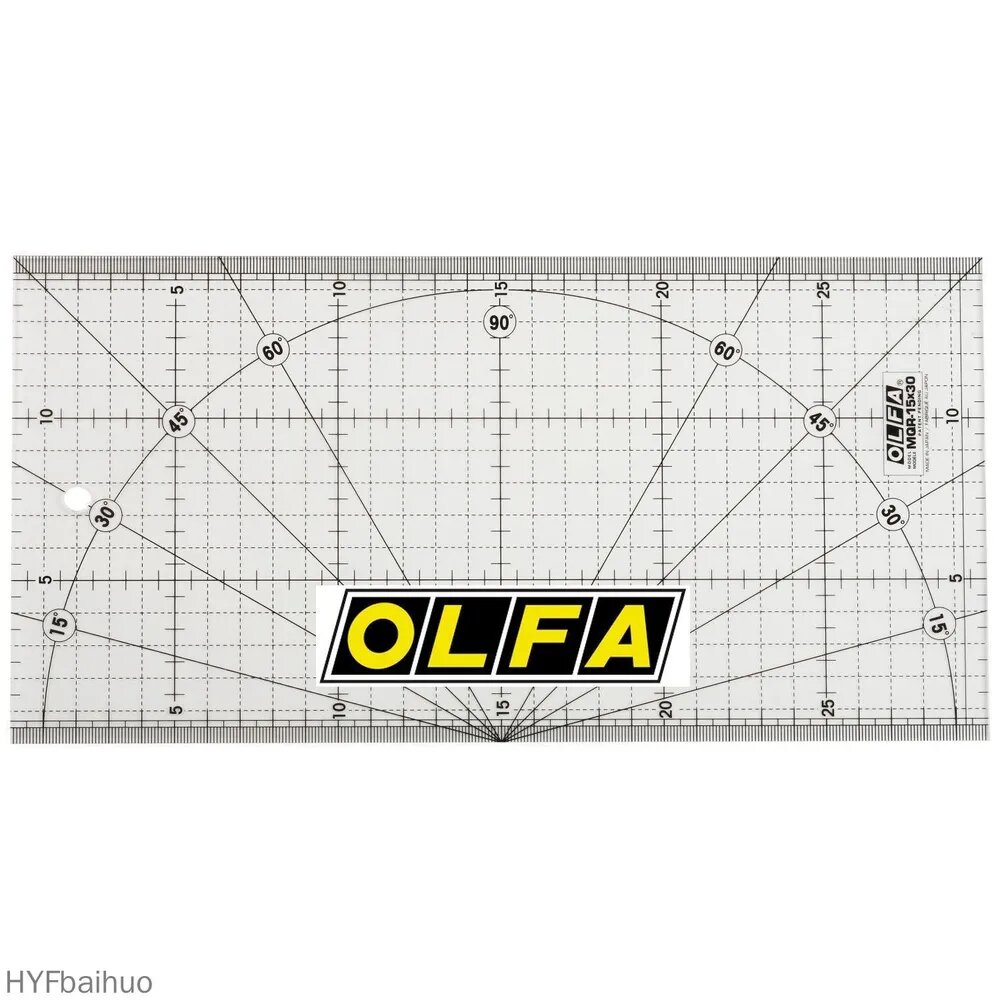 Прозрачная линейка для пэчворка 15x30 см