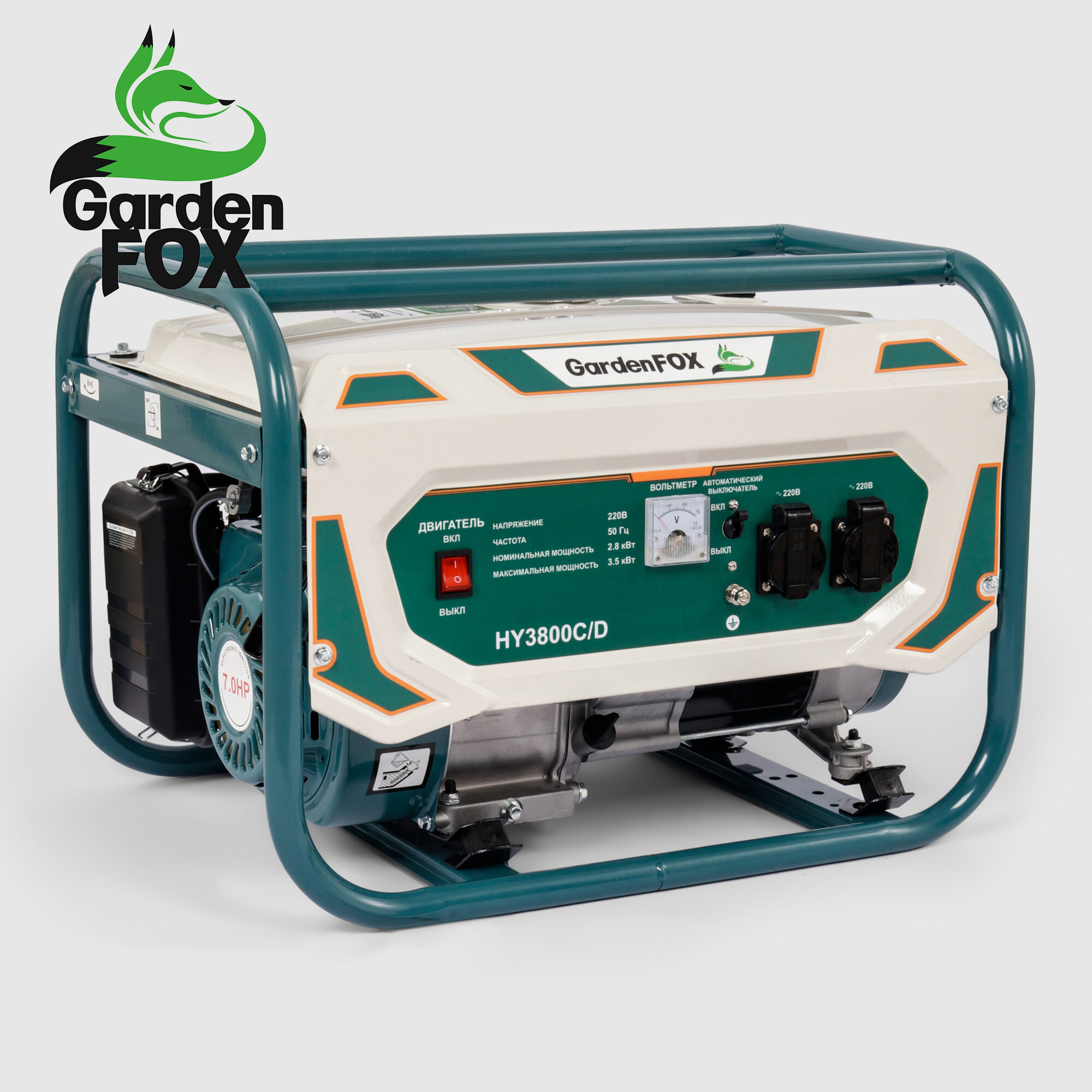 Генератор бензиновый Garden Fox 3,5 kW HY3800C/D