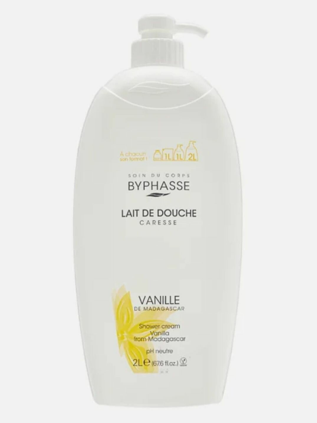 Крем-гель для душа BYPHASSE vanilla