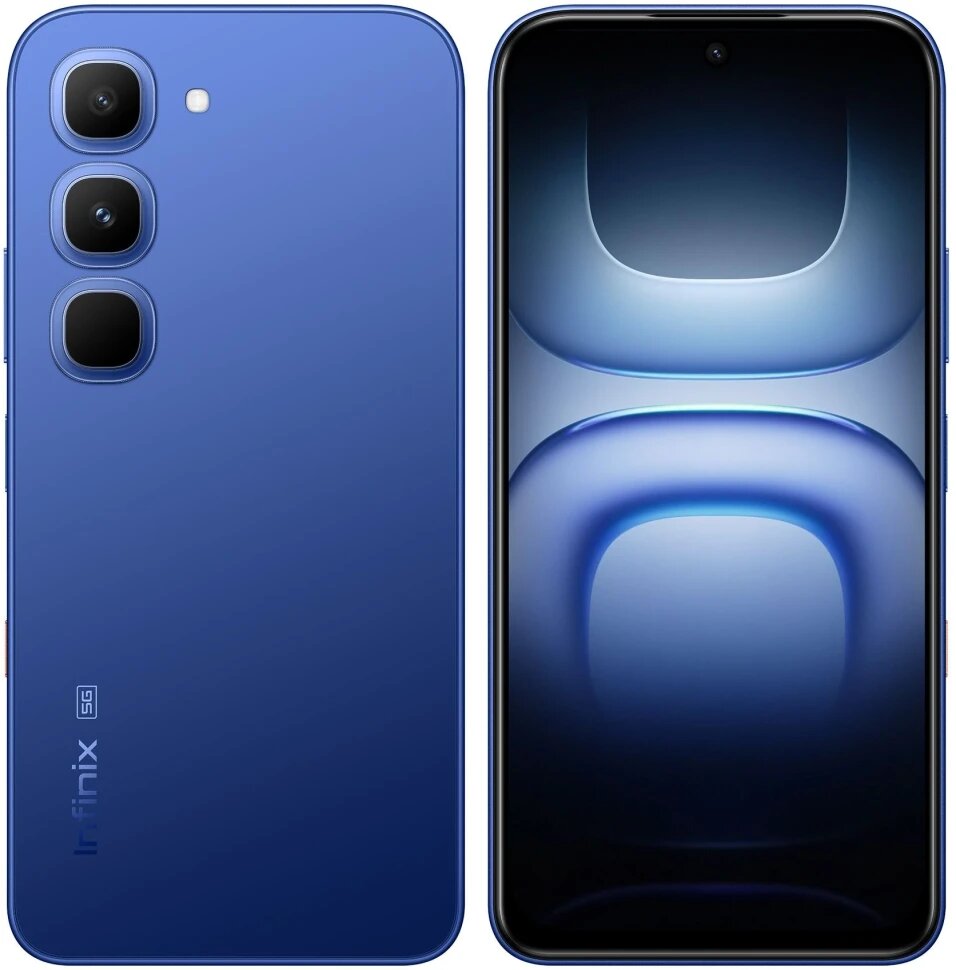 6.76" Смартфон Infinix HOT 70 Pro 8/128 ГБ, 2344x1080, LTPS, 144 Гц, 5G, Dive Blue