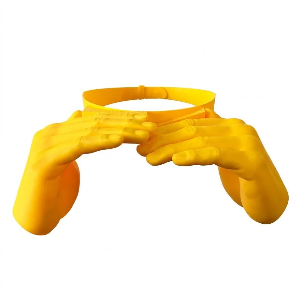 Солнцезащитный козырек PLA форма руки Yellow