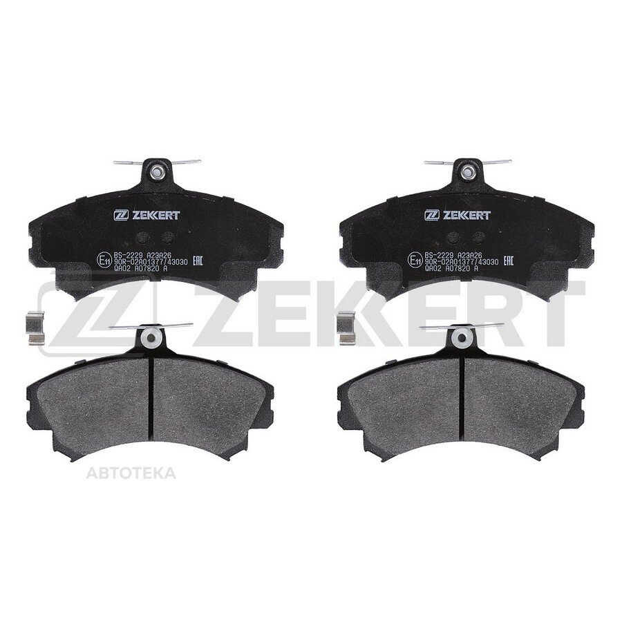 Колодки торм. диск. перед Mitsubishi Carisma (DA) 96- Colt VI 04- Volvo S40 I 96- V40 I 95- ZEKKERT BS2229