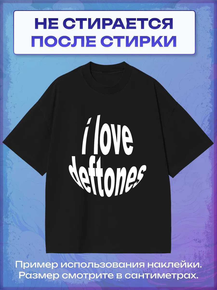 Термонаклейка deftones / дефтонс — фото 1