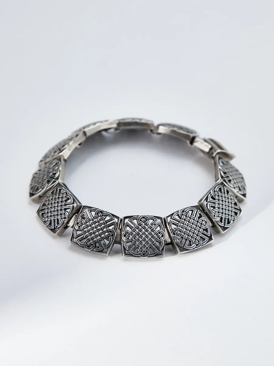 Браслет БРЮС, серебро, 925 проба