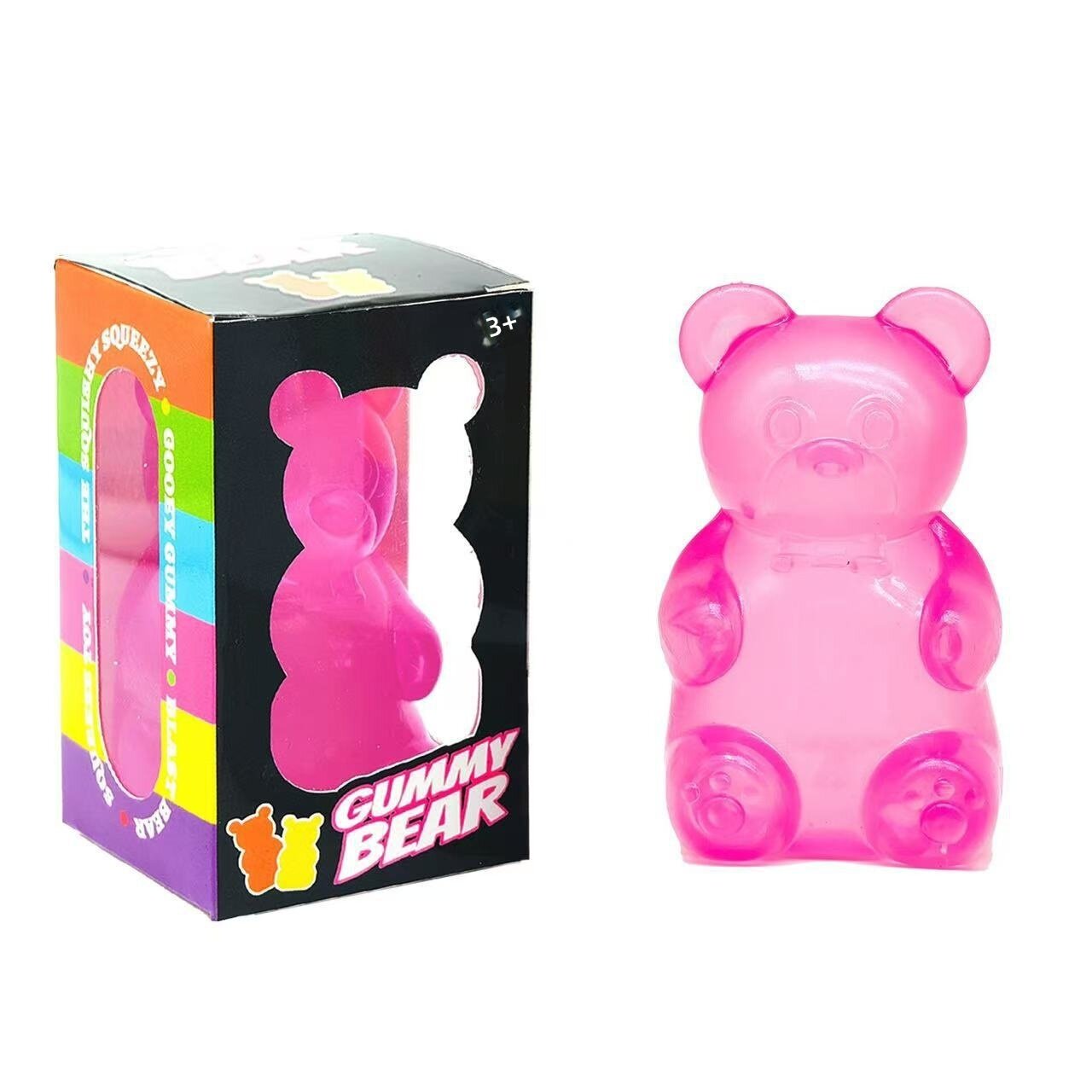 Игрушка-антистресс сквиш «медведь», для рук и снятия стресса, TPR, Zimoo